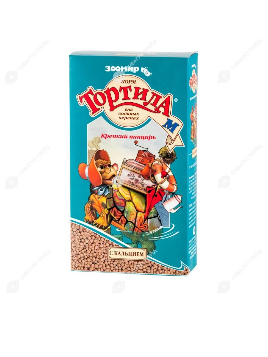 Корм для водяных черепах "Крепкий панцирь", 90 г