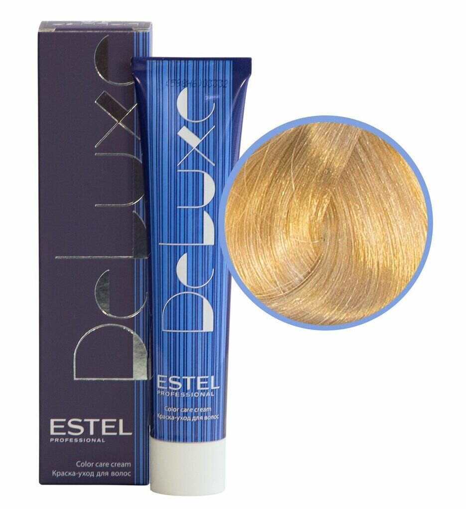 Estel Professional Краска-уход DeLuxe 10/36 светлый блондин золотисто-фиолетовый