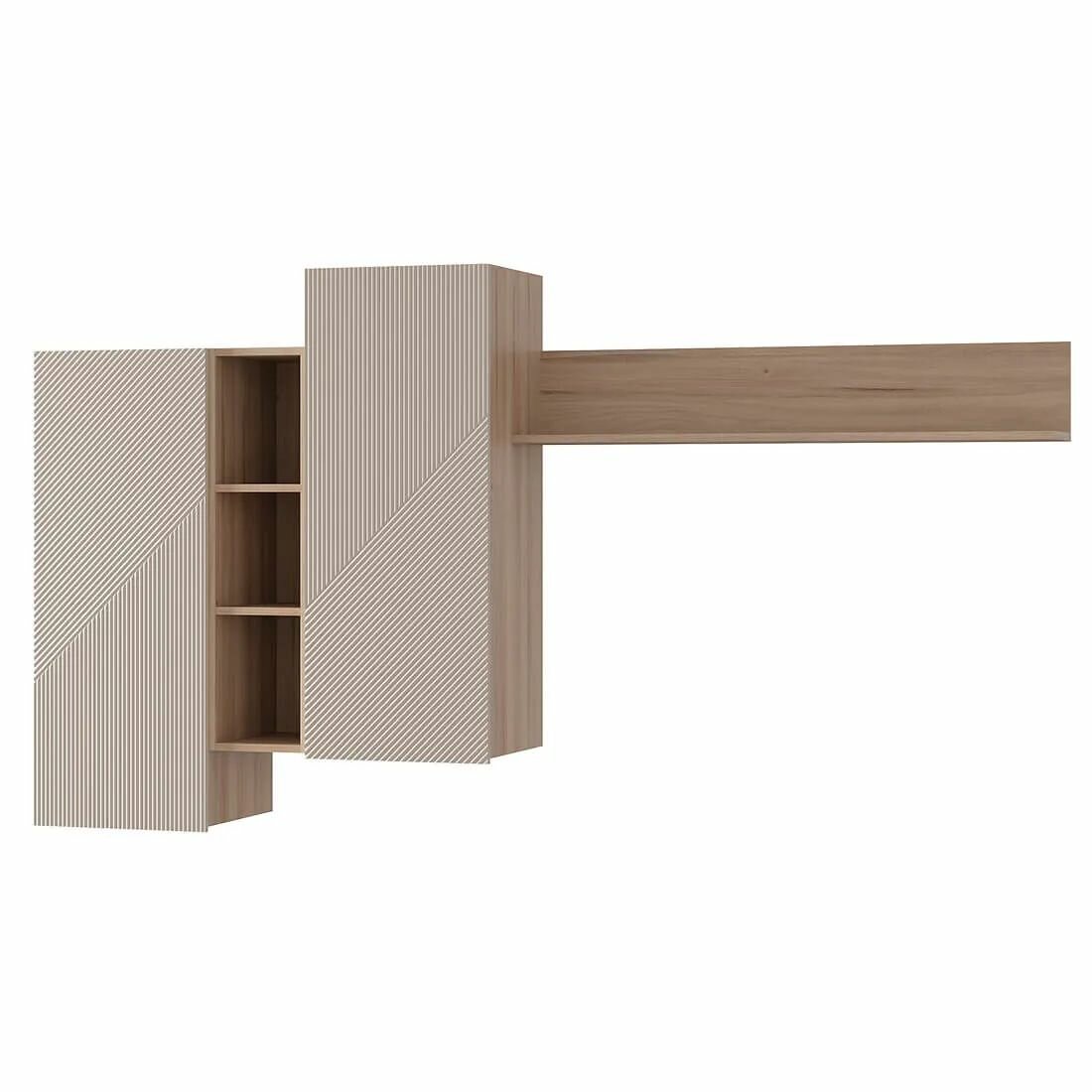 Гостиный модуль "Эмилия" ГМ-12 Дуб смоки/Айриш (MF03) (BTS)