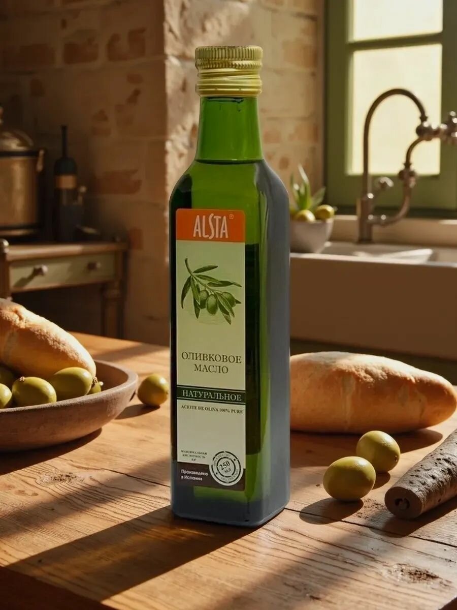Alsta Масло оливковое рафинированное 100% Pure 250 мл