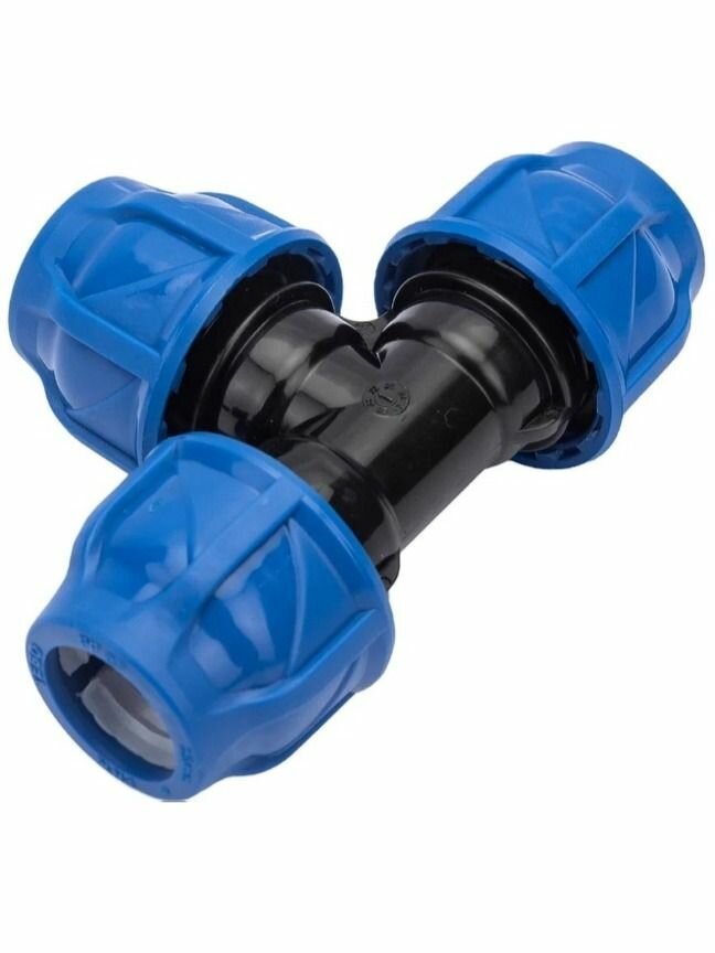 Компрессионный тройник TEBO ПНД 20x20x20 T-ПНД. Тр.0.20-20-20. CN