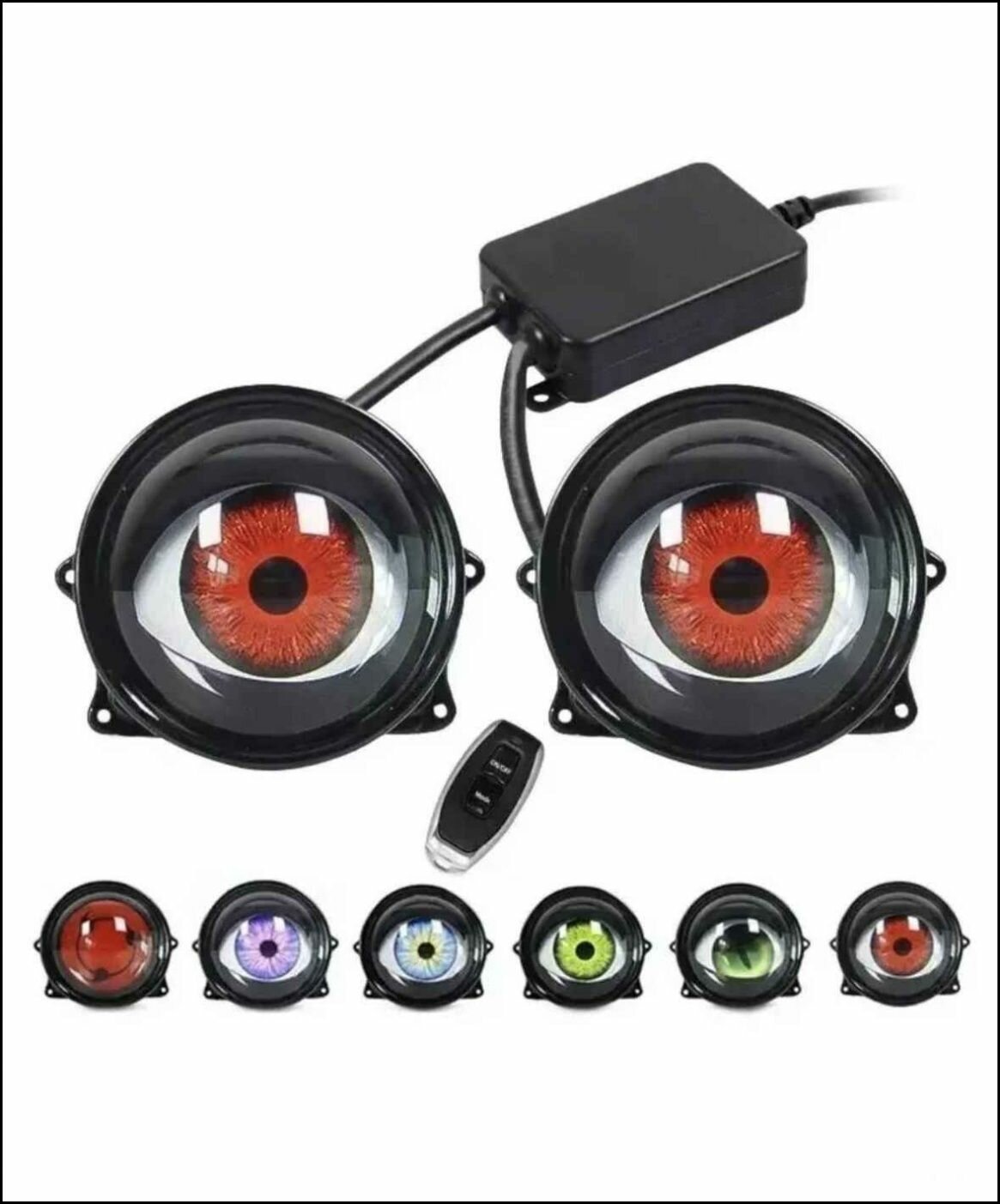 Фары автомобильные, 2 шт, арт. глаза в фары