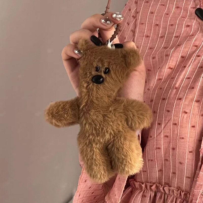 Высокая ценность Yan ниша взрывы будет писать плюшевый медведь кулон материал мешок Мистер Бин плюшевый мишка Пищит