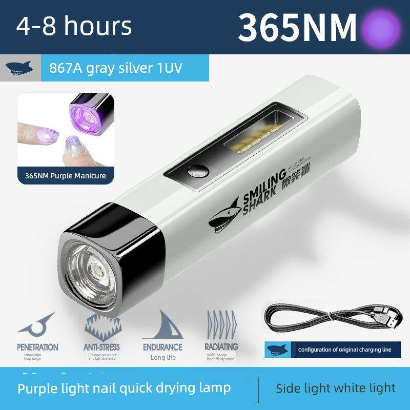 Миниатюрный фонарик с фиксированным фокусом и дальним лучом, с боковым светом для дразнения кошек, фонарик из