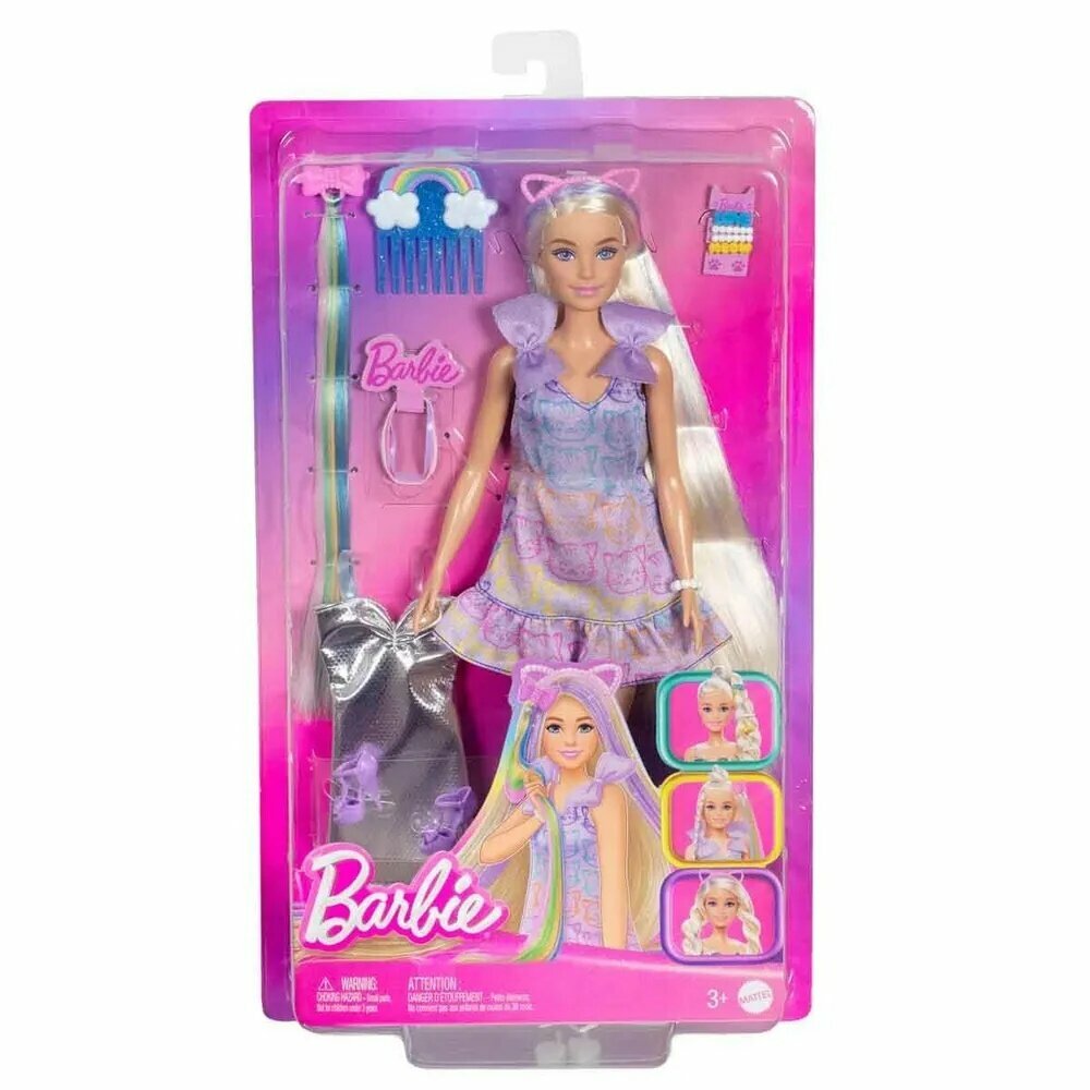 Barbie Игровой набор для дизайна кукол Барби с длинными великолепными волосами JCT72