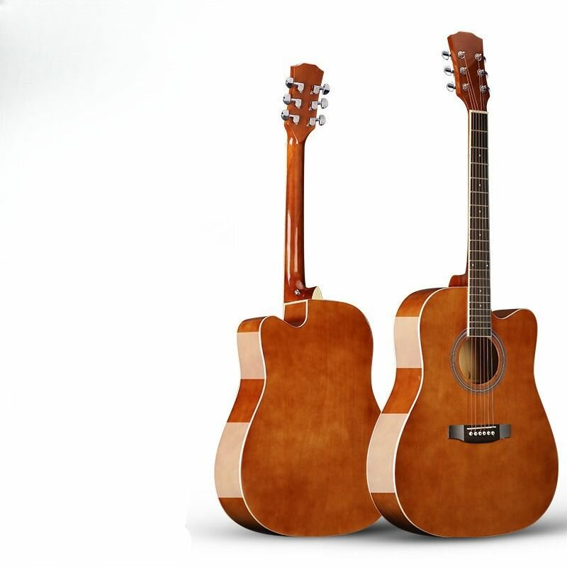 41-дюймовая акустическая фолк-гитара с окантовкой из липы.