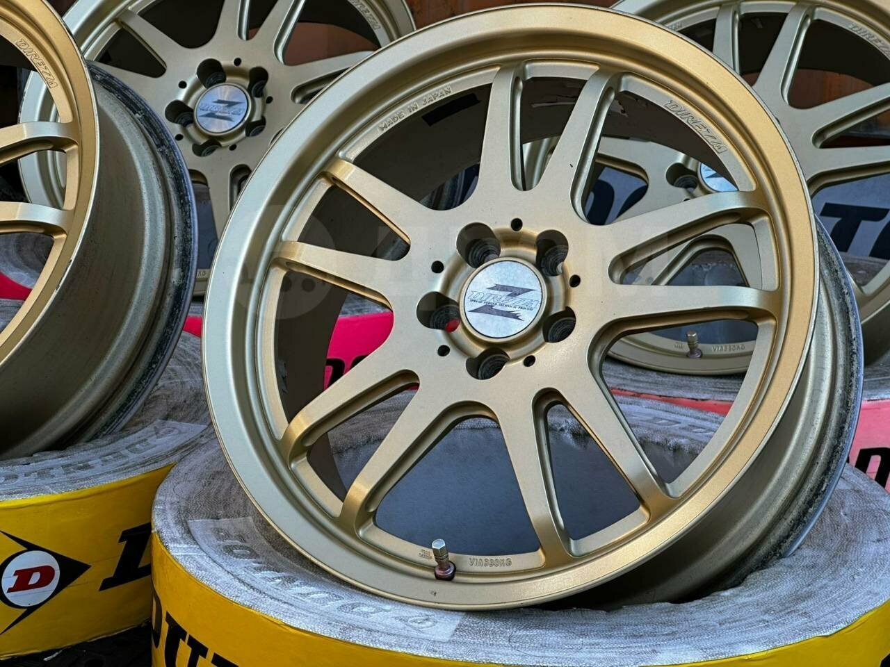 Диски автомобильные 17 Original Direzza RZF Racing Диаметр 17, 5x100 (7J ; ET48) Made in Japan , Оригинальные Кованые Диски Диреза на 17 4шт.