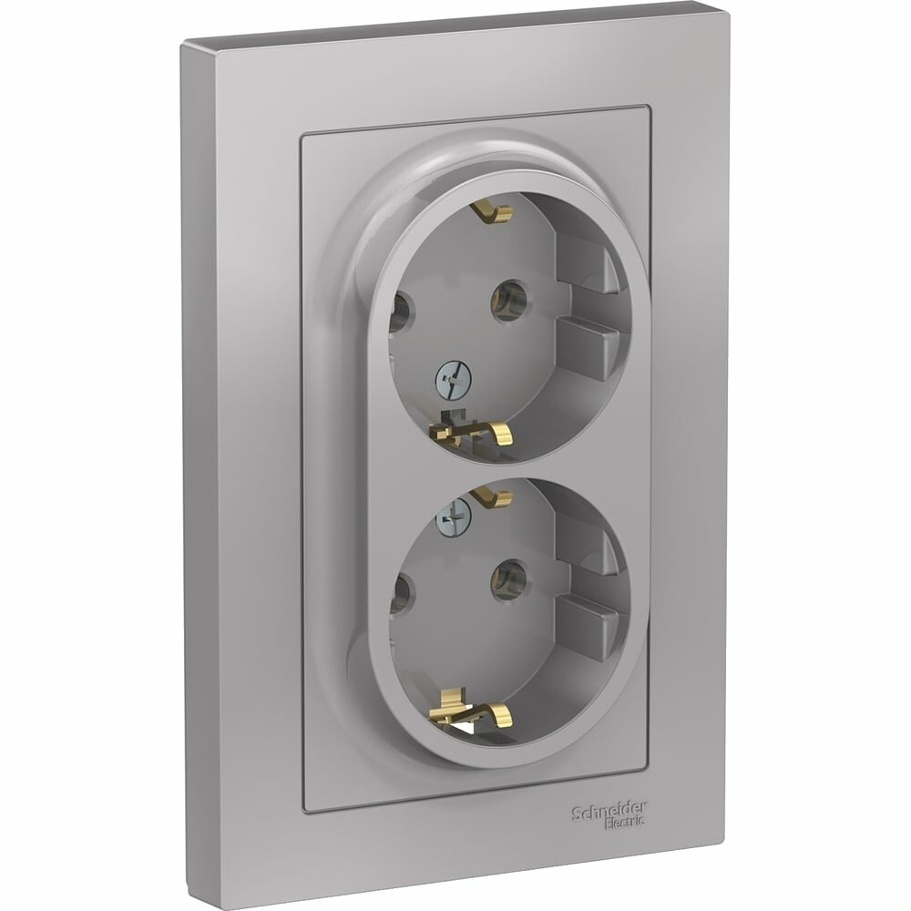 Двухместная розетка Systeme Electric ATLAS DESIGN
