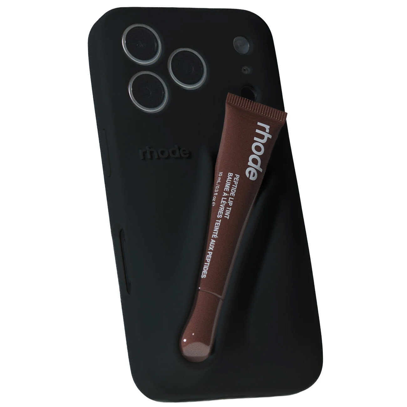 Чехол для телефона RHODE Apple iPhone 17 PRO (айфон 17 про) Lip Case с держателем для тинта-блеска черный