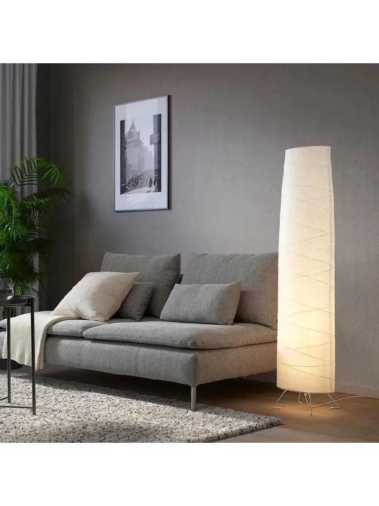 Бумажный абажур для напольного светильника