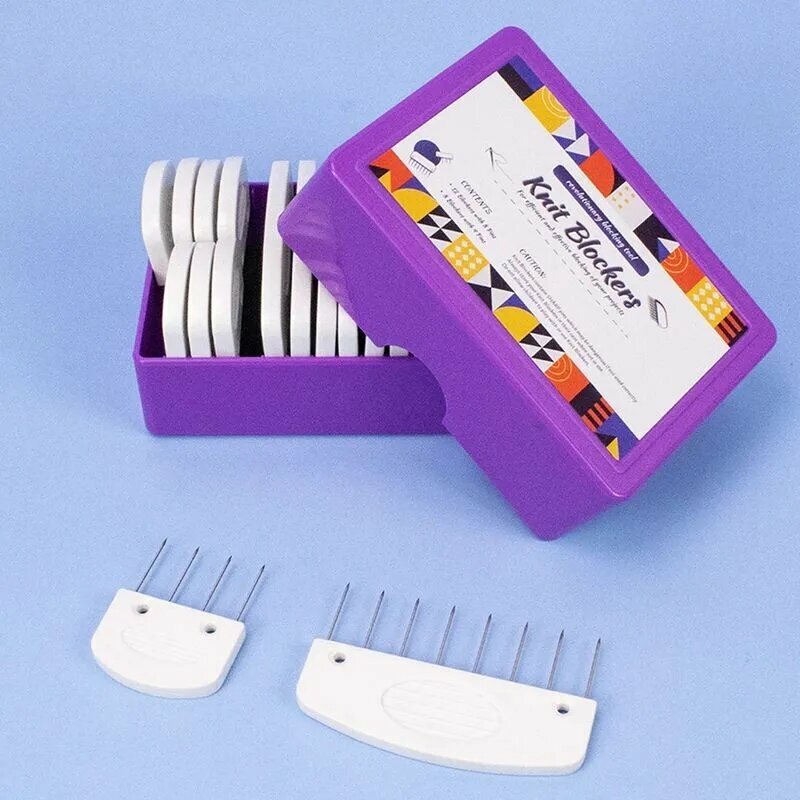 Набор блокаторов для вязания из нержавеющей стали, 20 шт.