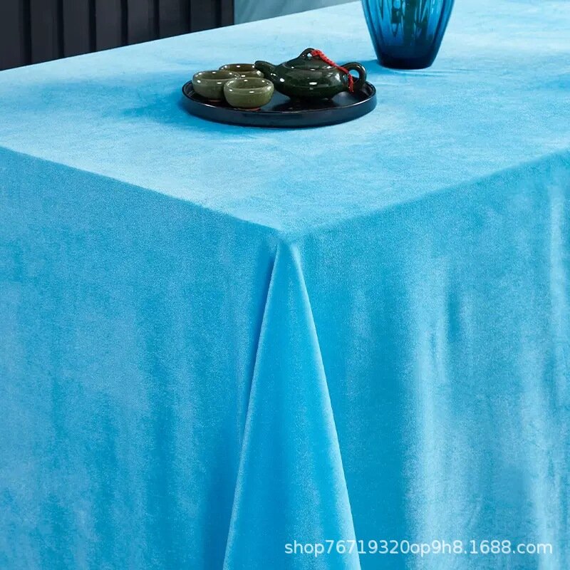 Скатерть для конференций из бархатной ткани, прямоугольная, для мероприятий, красная бархатная ткань, офисная, выставочная, свадебная, красная скатерть