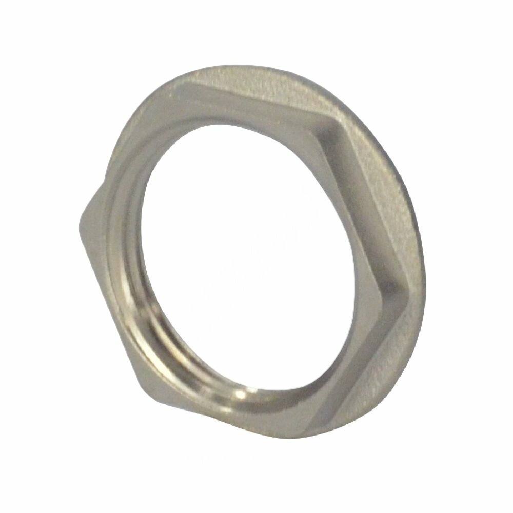 Контргайка латунь никель реборда Ду 40 (1 1/2") ВР FN153 SantechSystems