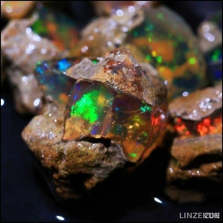 Натуральный опал, необработанный камень, обесцвечивание, 3-5 грамм