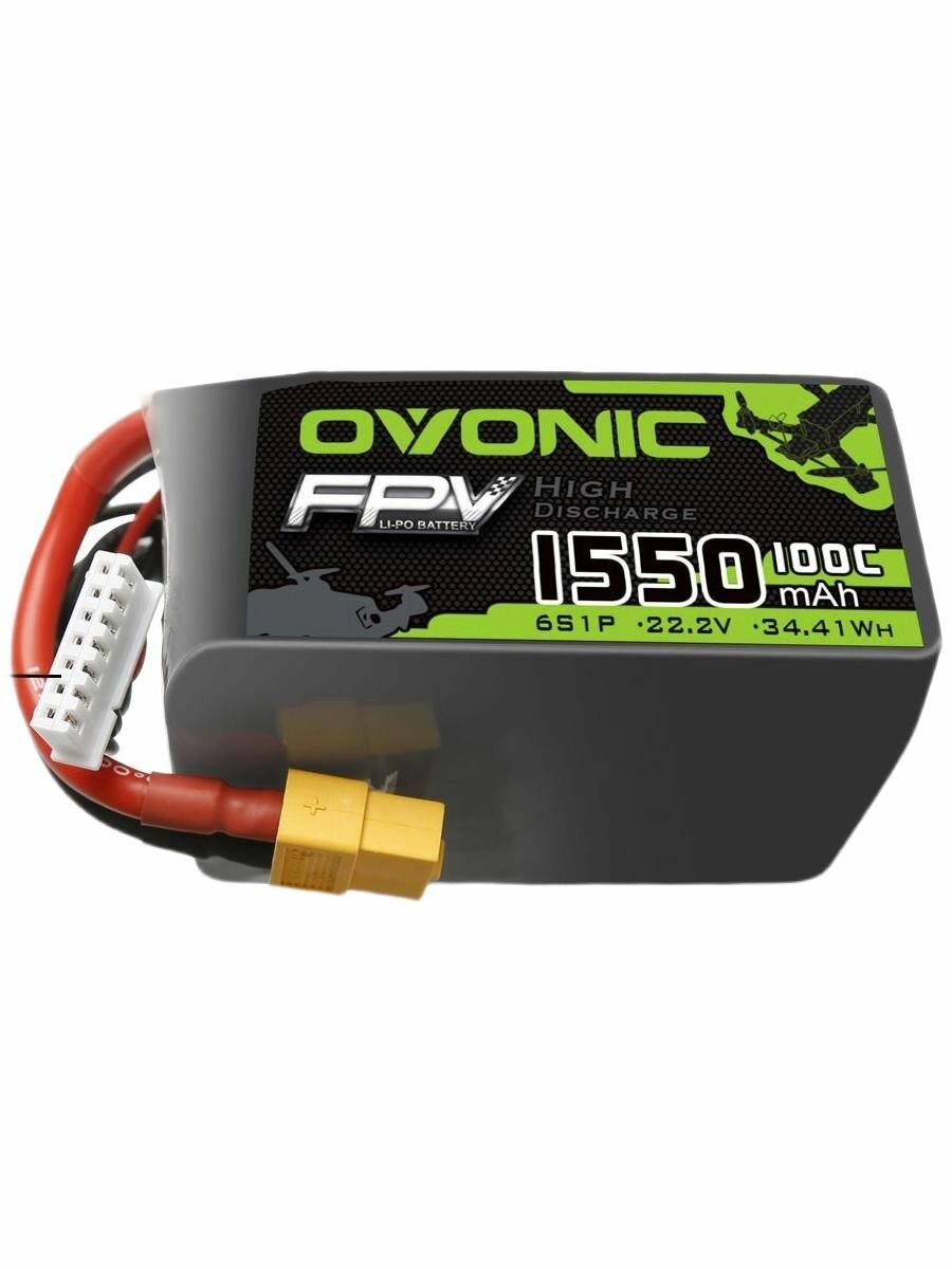 Аккумулятор Ovonic 650/850/1000/1300/1550/2200mAh 35C/80C/100C 3S/4S/6S для радиоуправляемого модели самолета F.P.V