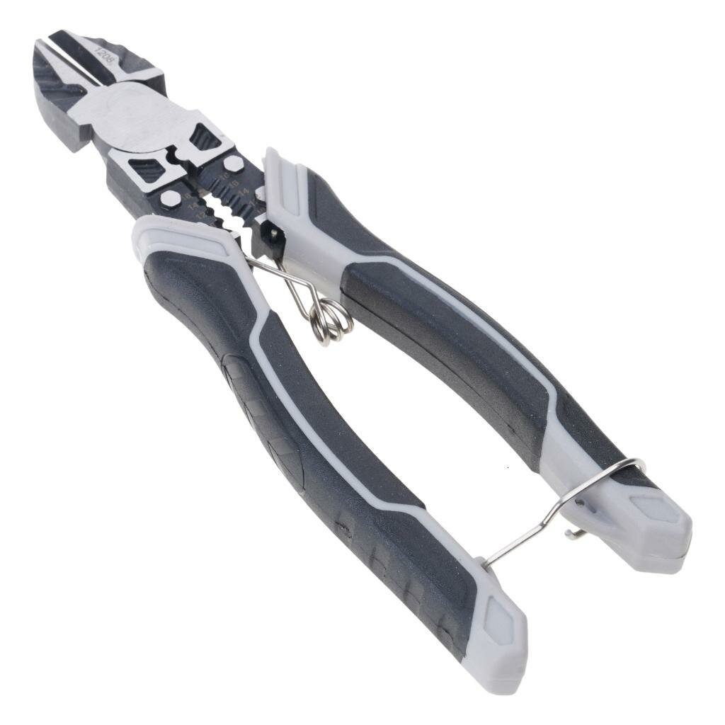 Клещами клещи, клещ, новогодние украшения, Мощные многофункциональные, экономящие труд кусачки для проволоки-8,5-дюймовые плоскогубцы Otis с наклонным концом