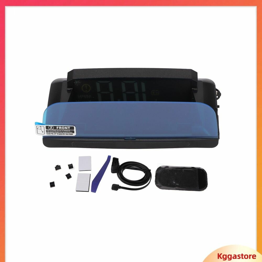 5-дюймовый автомобильный HUD 720P, многофункциональный дисплей, проекция на лобовое стекло, OBD II/EOBD