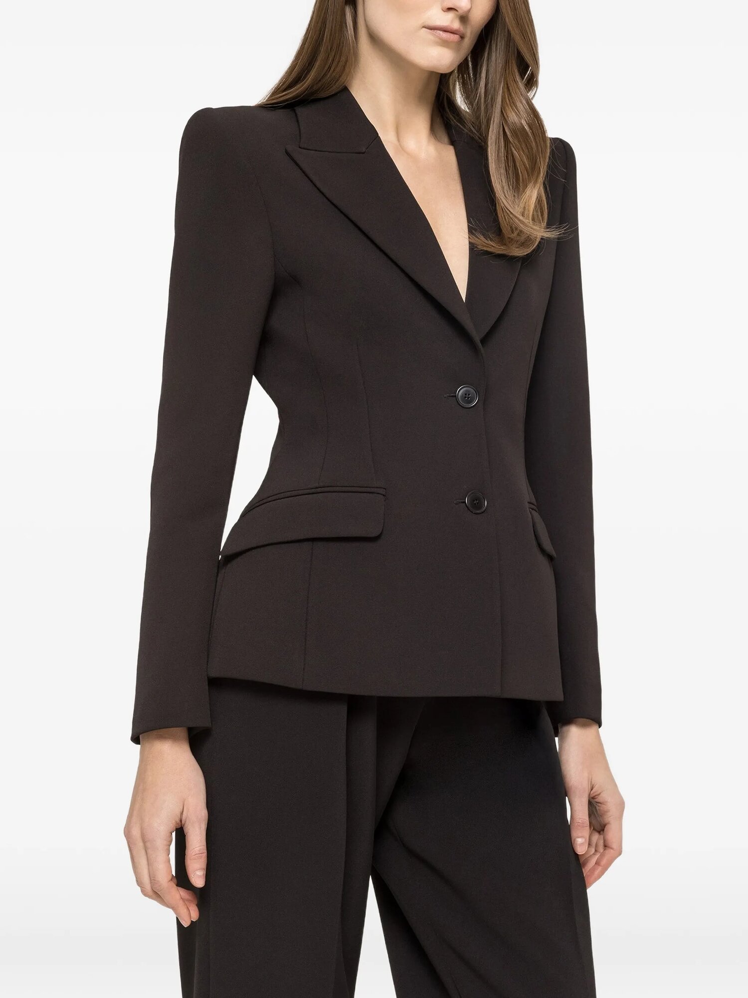 Пальто Single-breasted crepe blazer