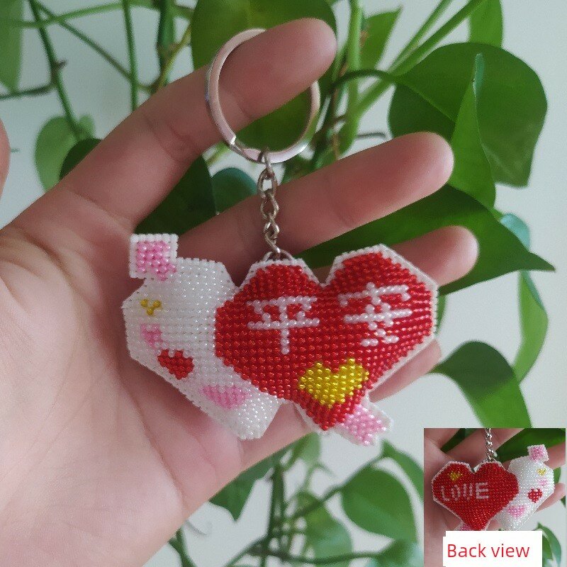 Новый набор для вышивания бисером и рукоделия: брелок-подвеска для пар, «Сердечная стрела», признание в любви, готовый