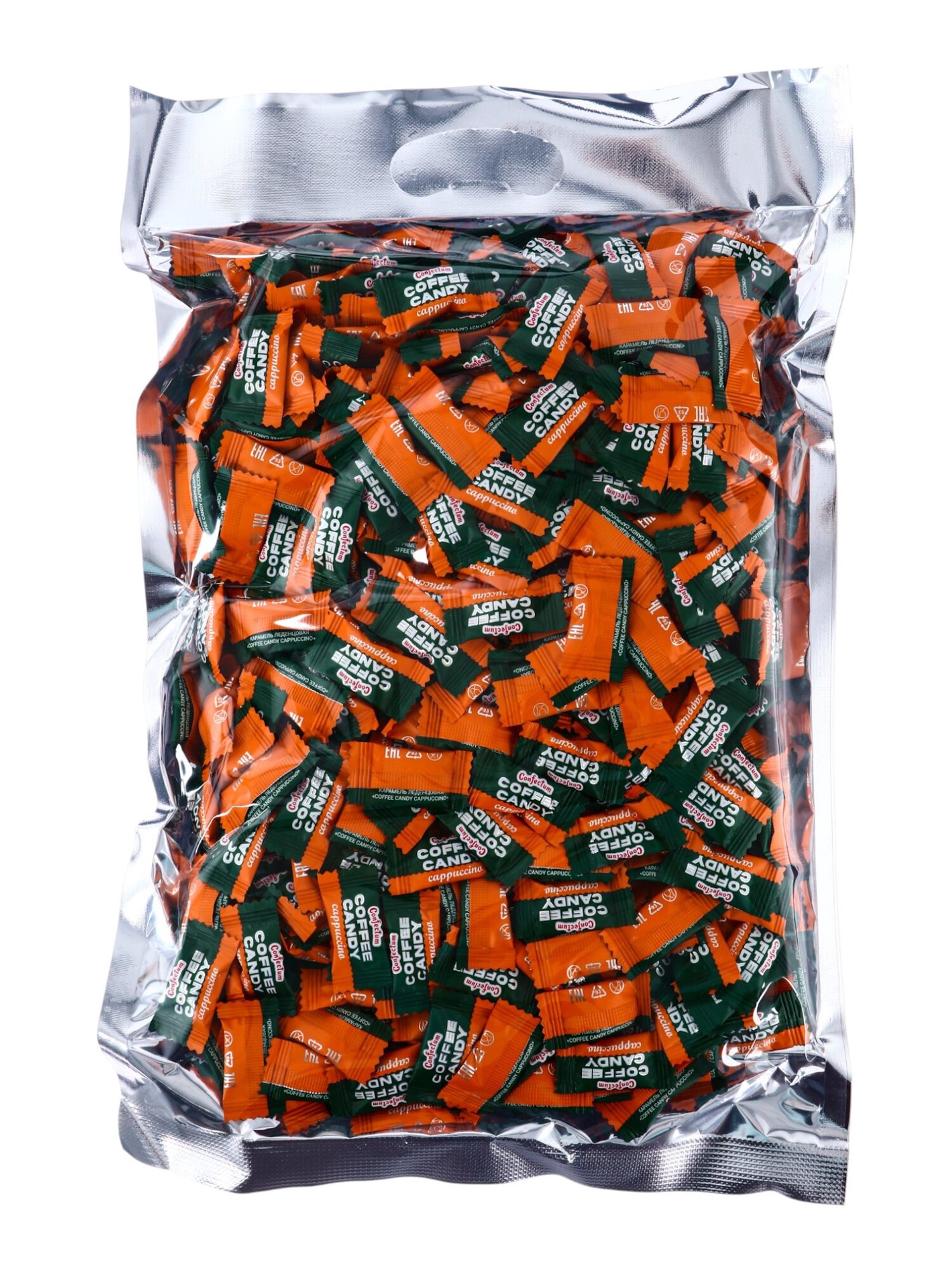 Карамель Confectum Coffee Candy Cappuccino, 500 г