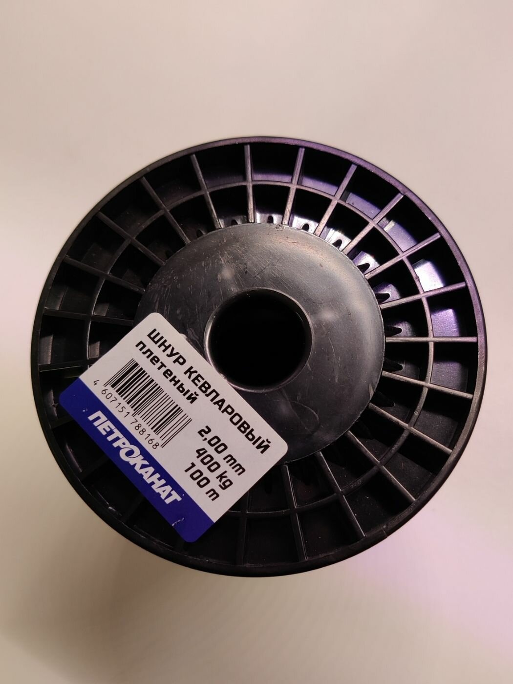 Шнур кевларовый (поводковый материал) 2мм (100м) тест 400кг