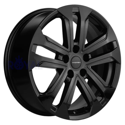 Литой колесный диск Khomen Wheels KHW1803 (CS35/CS35 Plus) 7x18/5x110 ET50 D63,3 Black