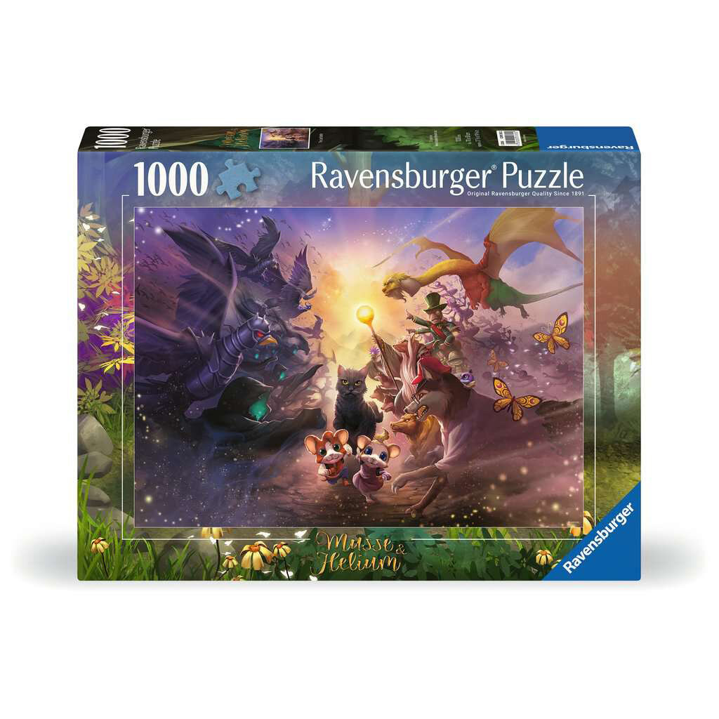 Пазл Ravensburger 1000 Musse & Helium Последняя битва, арт.01353