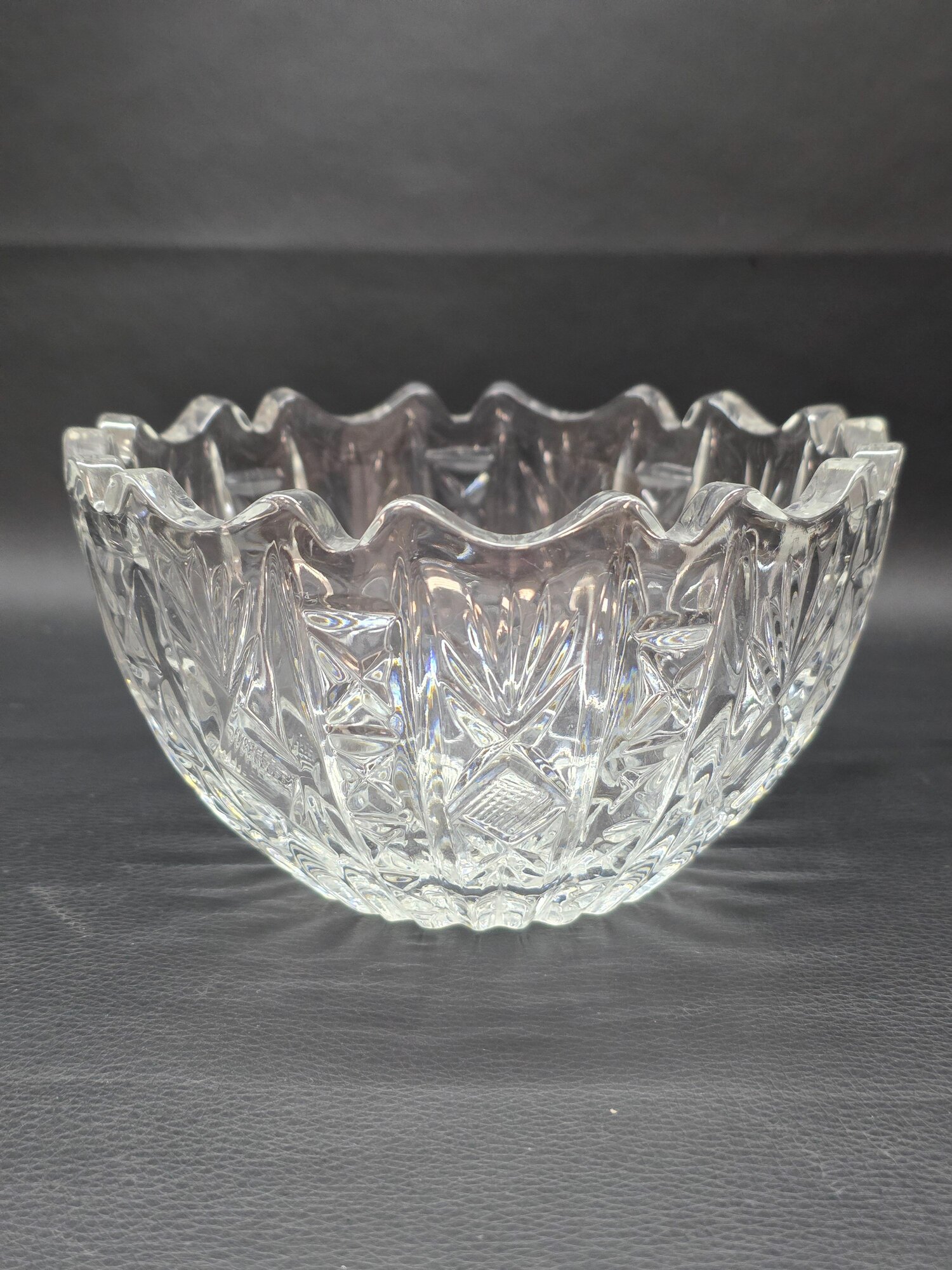 Ваза для конфет конфетница Дятьково СССР хрусталь