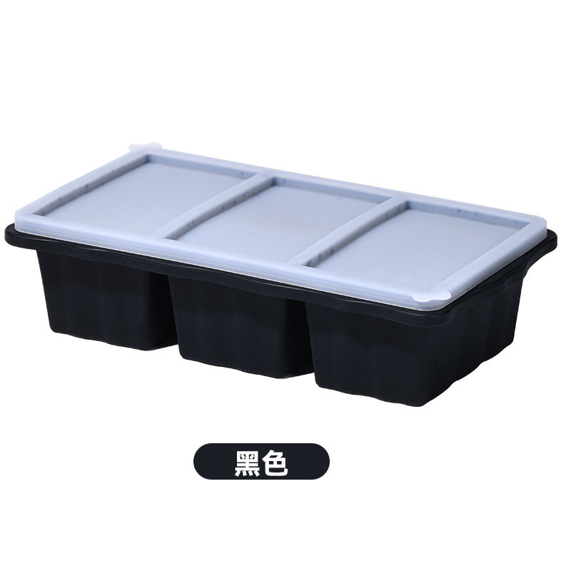 Силиконовая форма для льда с крышкой для замороженного супа, контейнер для хранения основы горячего горшка, контейнер для замораживания супа, форма для кубиков льда, в наличии