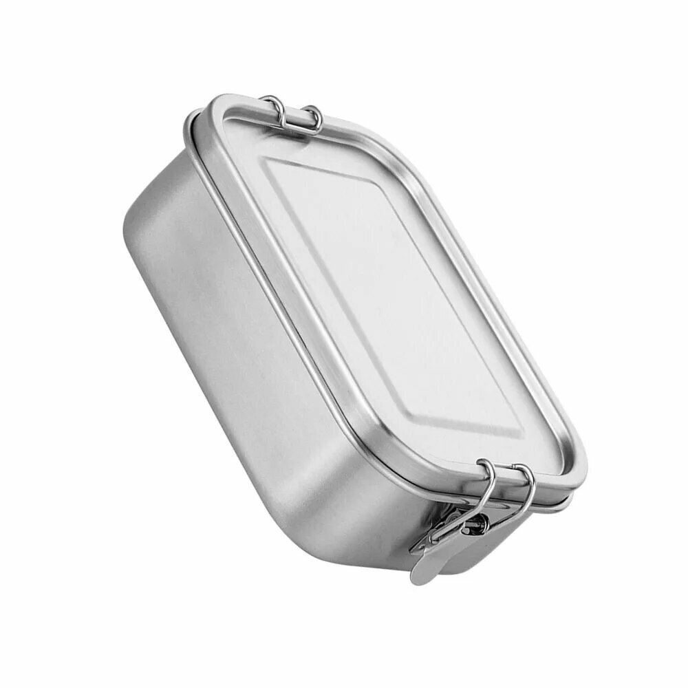 Металлический контейнер для еды 850 мл отдельно из нержавеющей стали и закрытой от света