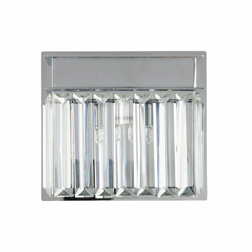 Настенный светильник хром хрусталь/металл IP20 Divinare CHARLIE