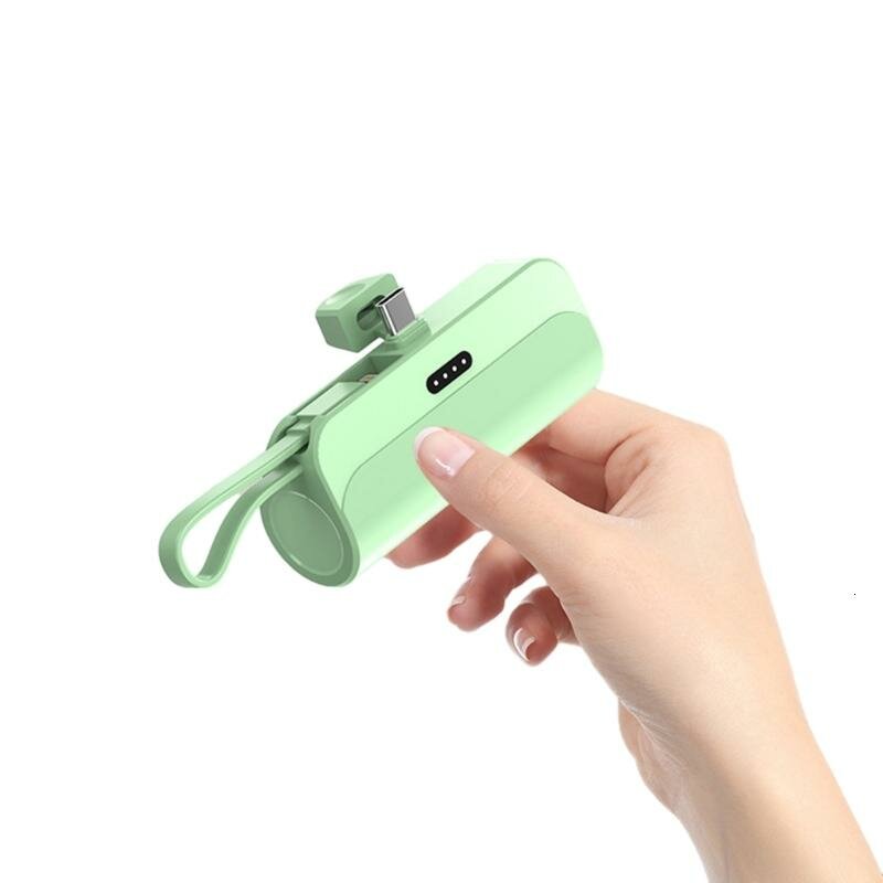 Чехол для портативного power bank с Type-C, Зеленый