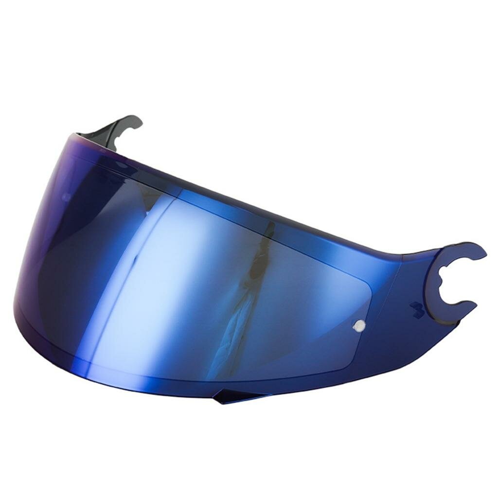 Прочный солнцезащитный щиток для мотошлема, синяя пленка