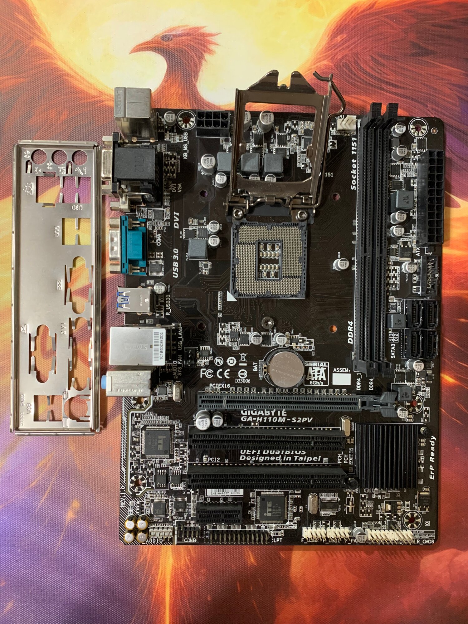 Материнская плата Gigabyte GA-H110M-S2PV Socket 1151