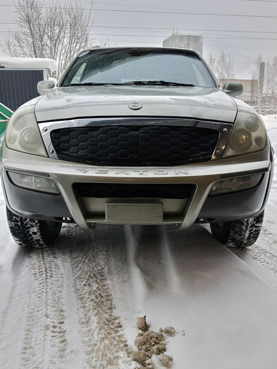 Утеплитель радиатора Экономия топлива SsangYong Rexton Санг Енг Рекстон 2001 -2009I