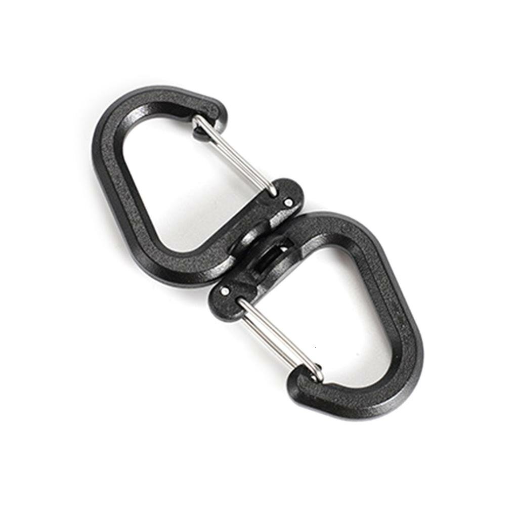 Вращающийся двойной карабин 360 градусов, маленький