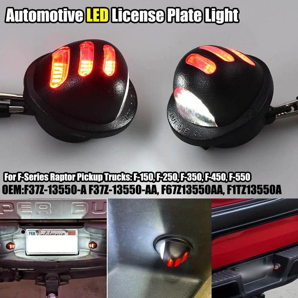 2 шт. светодиодный номерной знак светильник для Lincoln Mark LT Ford F150 F250 F350 F-450 F-550 Ranger мустанга экспедиция экскурсия проводник