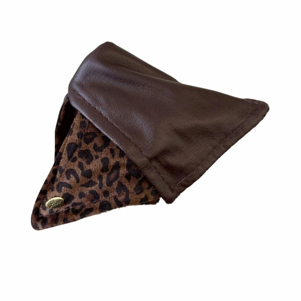 Кольцо Для волос С Треугольным Захватом Леопардовым Рисунком Темперамента-Gripper-2