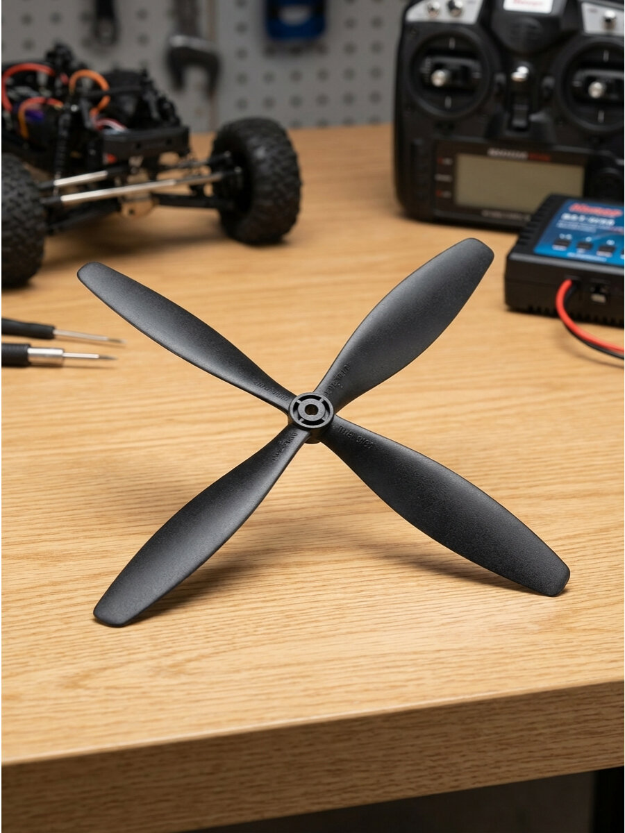 Пропеллер Haoye 10825 10 x 8.25 дюймов четырёхлопастной для RC моделей