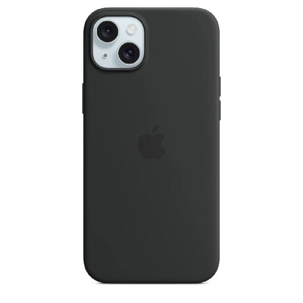 Чехол Apple iPhone 15 Plus Silicone Case MagSafe Black
