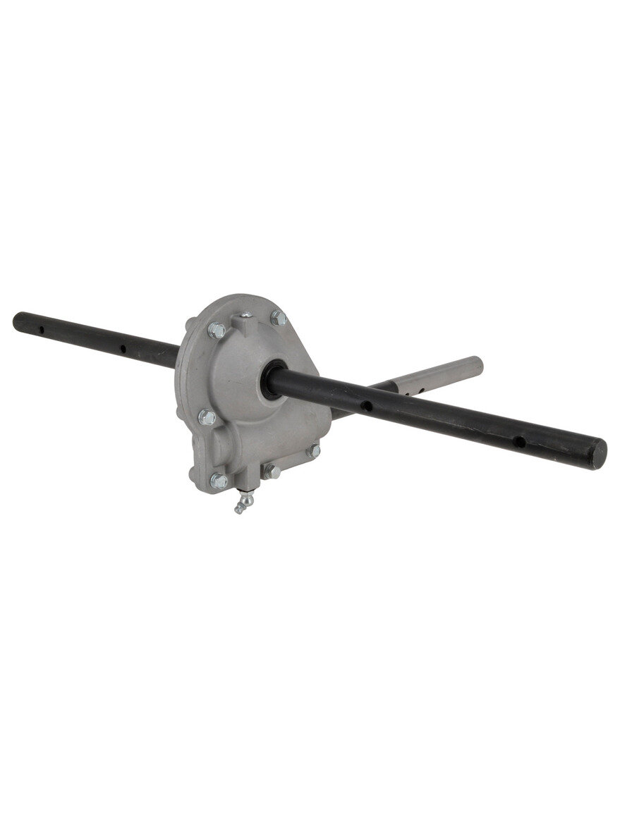 Червячный редуктор в сборе для снегоуборщика ИНТЕРСКОЛ СМБ-61-7ЭФ (s/n 781.****)