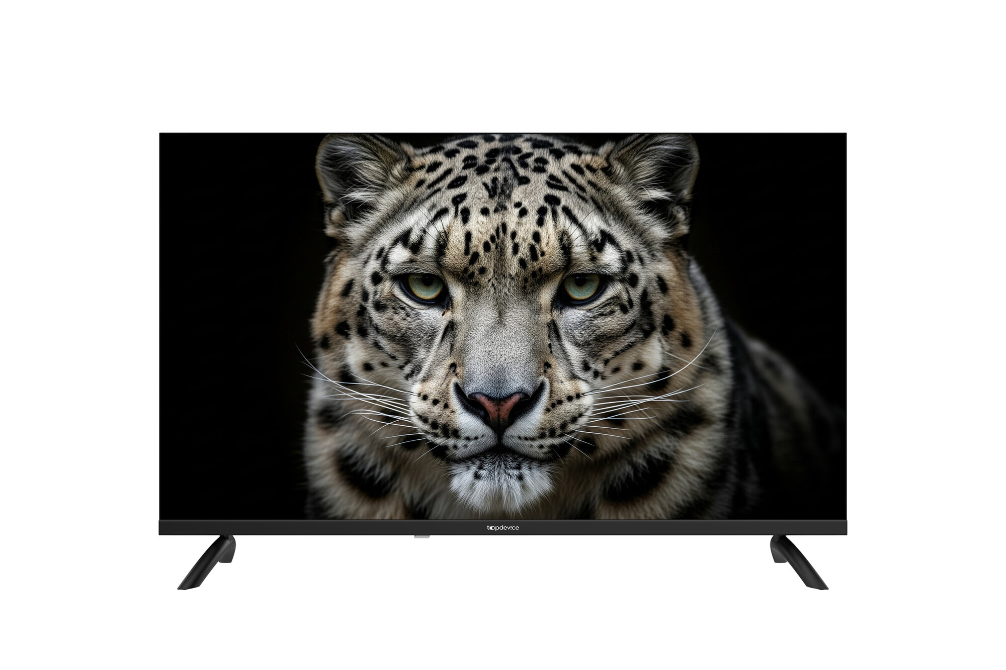 Телевизор TopDevice, диагональ 32", разрешение 1366х768, черный