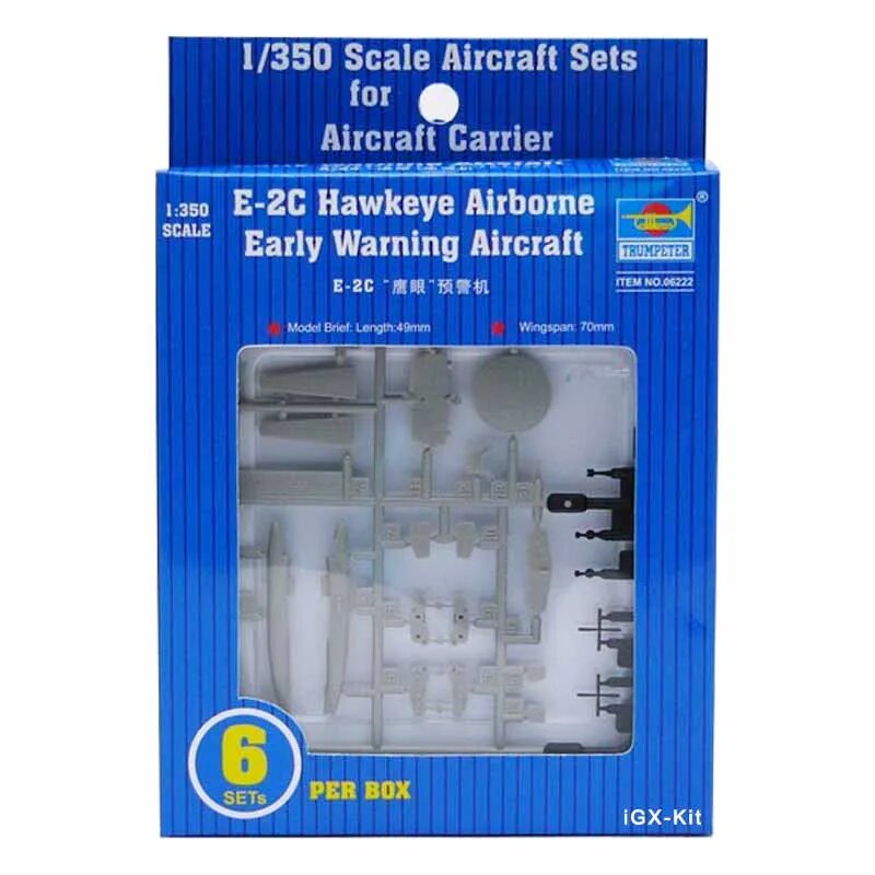 Trumpeter 06222 Самолет «Соколиный глаз» 1:350 Пластиковая модель