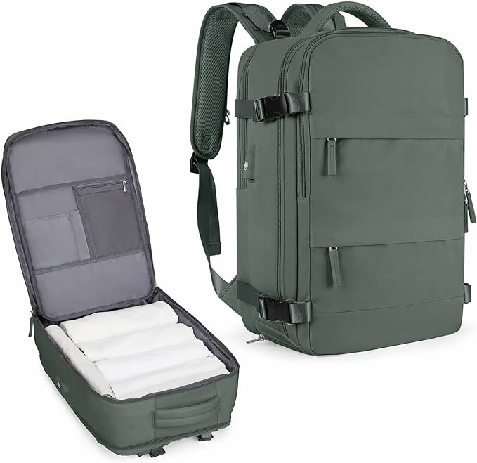 Coowoz Large Travel Backpack For Women Men, Carry On Backpack, Hiking Backpack Waterproof Outdoor Sports Rucksack