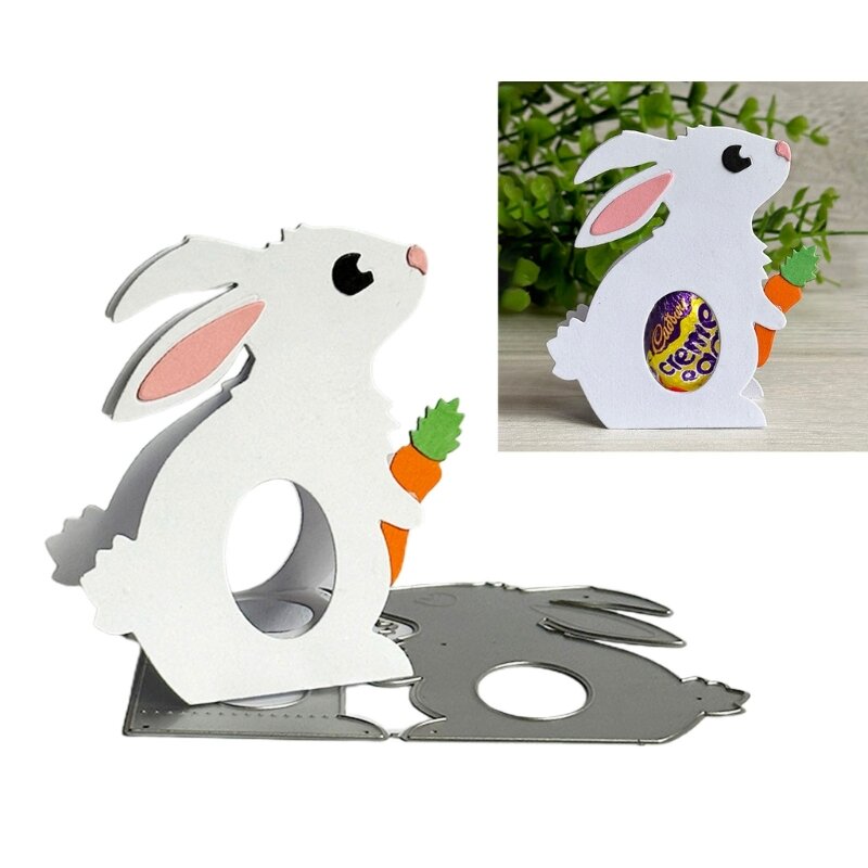 Пасхальный Кролик Коробка Для Шоколадных Яиц Ножевая Форма MH592