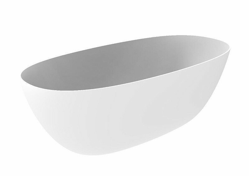 Ванна из искусственного камня Timo Satu 175x81 SATU1750 цвет Белый матовый