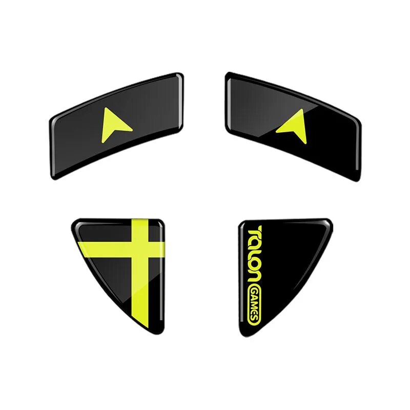 Стеклянные глайды для мыши Razer Viper Ultimate Wireless / ножки из закаленного стекла, черные / TALONGAMES