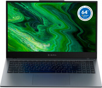 Ноутбук Digma Pro Fortis M i3 1005G1/16Gb/SSD512Gb/17.3"/IPS/FHD/W11Pro/grey/5500mAh