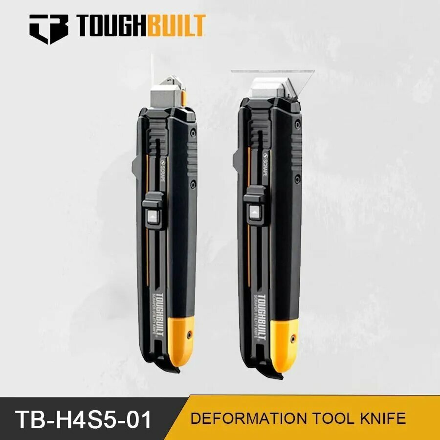 TOUGHBUILT, 2-в-1 многоцелевой скребок для деформации, двойная функция, с 5 лезвиями, устраняющий режущий ручной инструмент, TB-H4S5-01