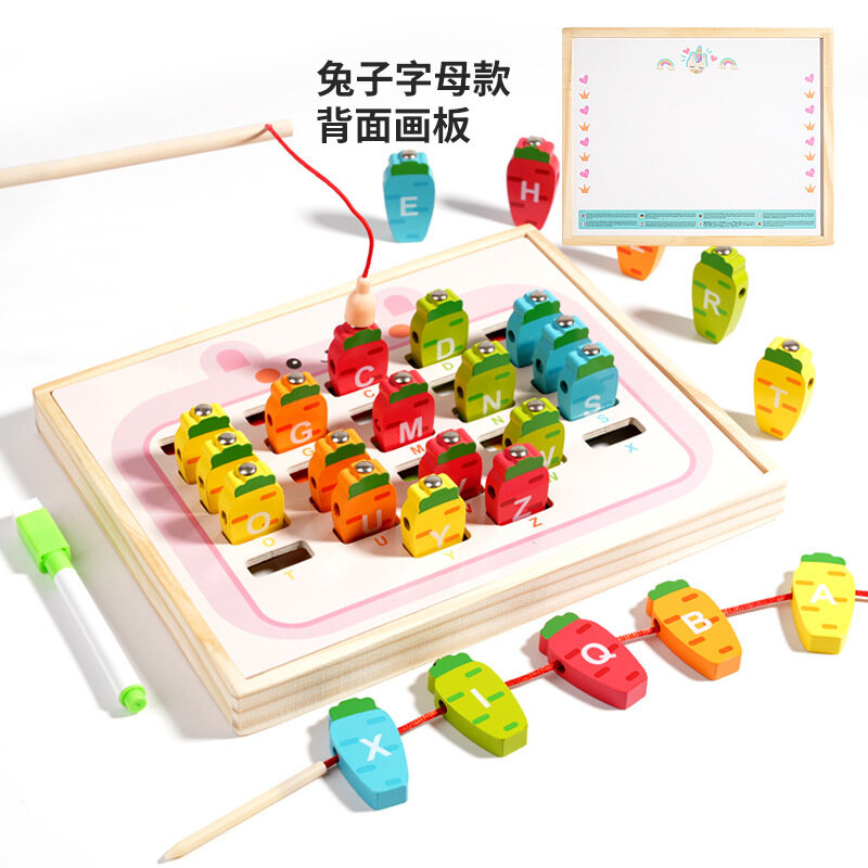 Детская деревянная доска для рисования 9-в-1, многофункциональная, с ловлей насекомых, головоломкой, арифметикой, доской для рисования, настольной игрой, образовательной игрушкой для детей